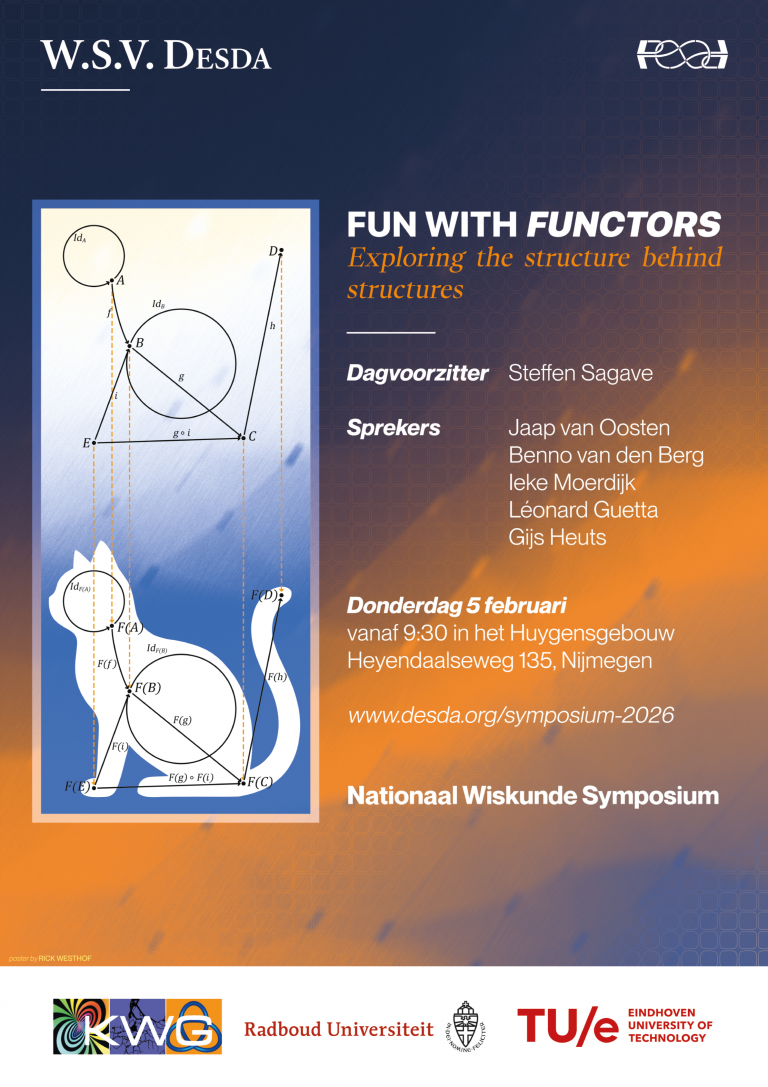 Nationaal Wiskunde Symposium 2026: Fun with Functors – W.S.V. Desda